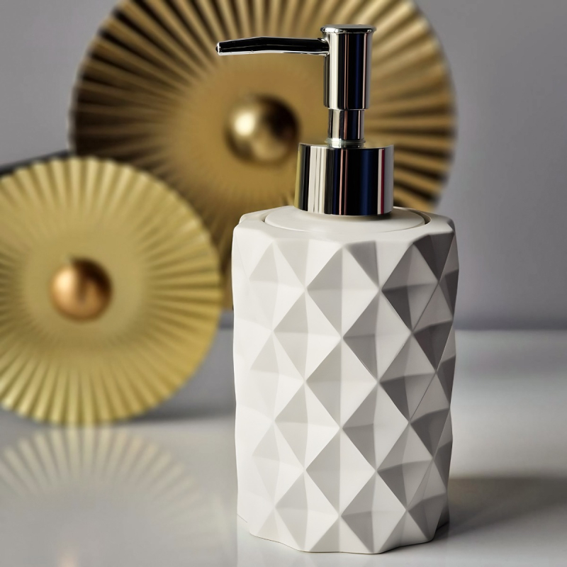 Liquid Soap Dispenser No 1 made of Polymer gypsum which is a 100% eco ...