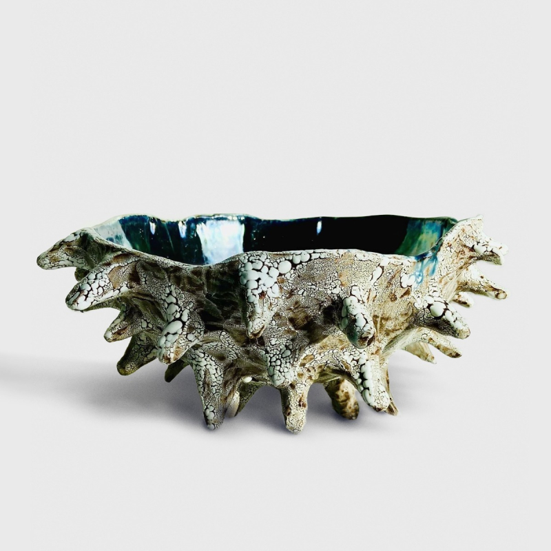 Ceramic handmade and unique Large Bowl "SPICY" - Custom Home Art