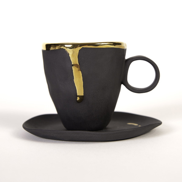 Little Prince - porcelain espresso with plate - Custom Home Art